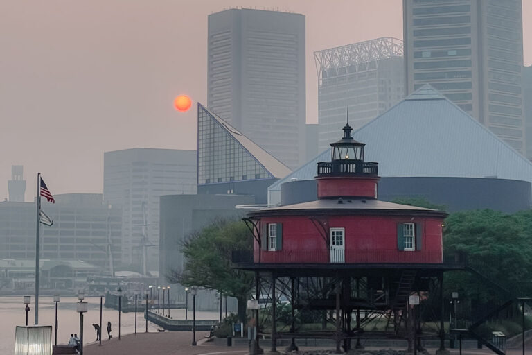 As Summer Wildfire Smoke Choked Baltimore, UMBC Air Pollution ...