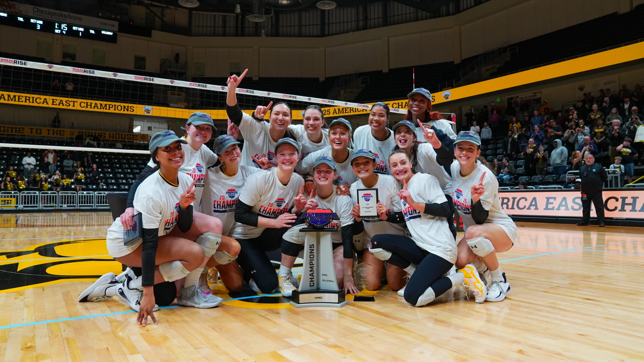 UMBC Volleyball Captures 2025 America East Championship - UMBC ...