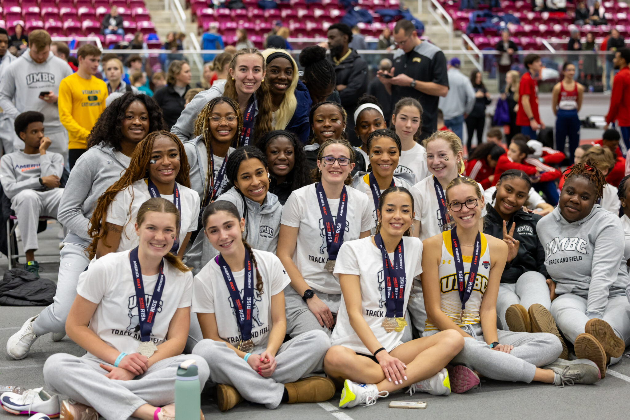 On The Track And In The Pool, UMBC Nabs America East Titles - UMBC ...